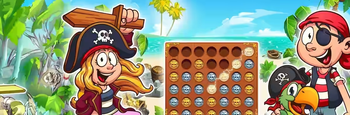 Align 4 Pirates 🕹️ Gioca Gratis su Giochi123