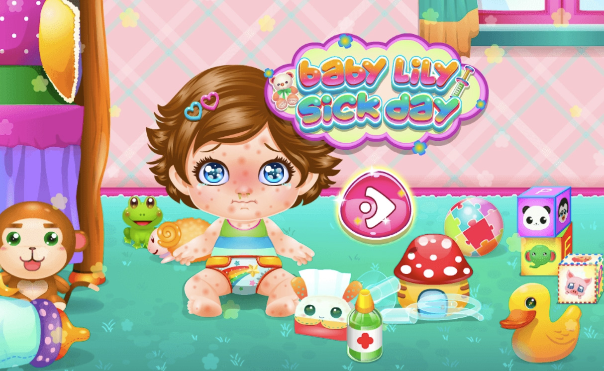 Baby Lily Sick Day 🕹️ Gioca Gratis su Play123