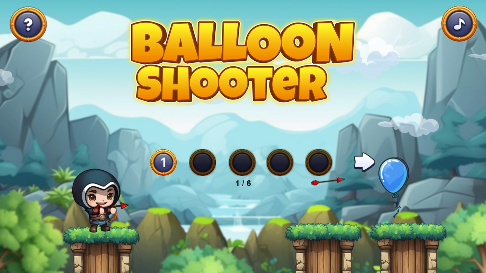 Balloon Shooter 🕹️ Gioca Gratis su Play123