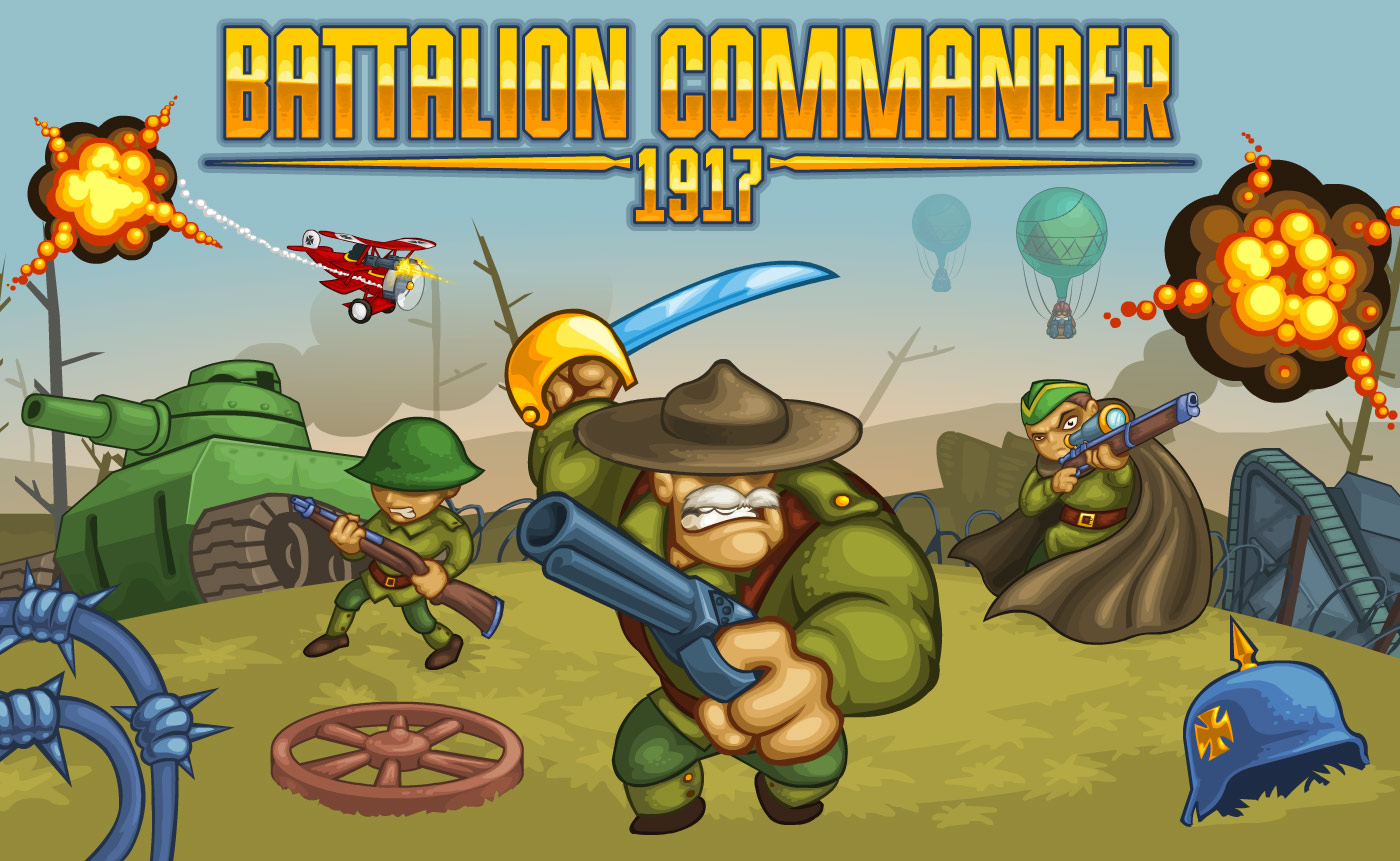 Battalion Commander 1917 🕹️ Gioca Gratis su Play123