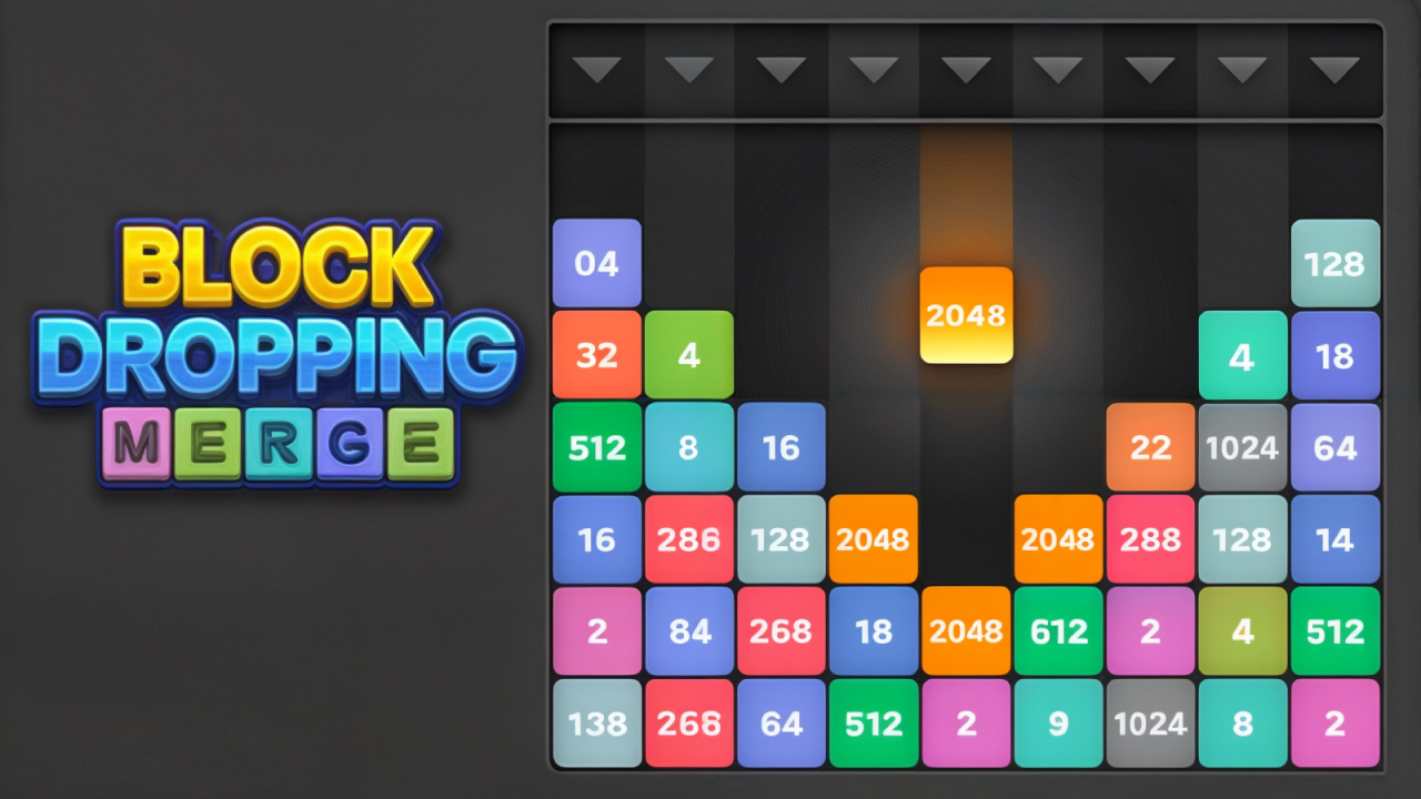 Block Dropping Merge 🕹️ Gioca Gratis su Play123