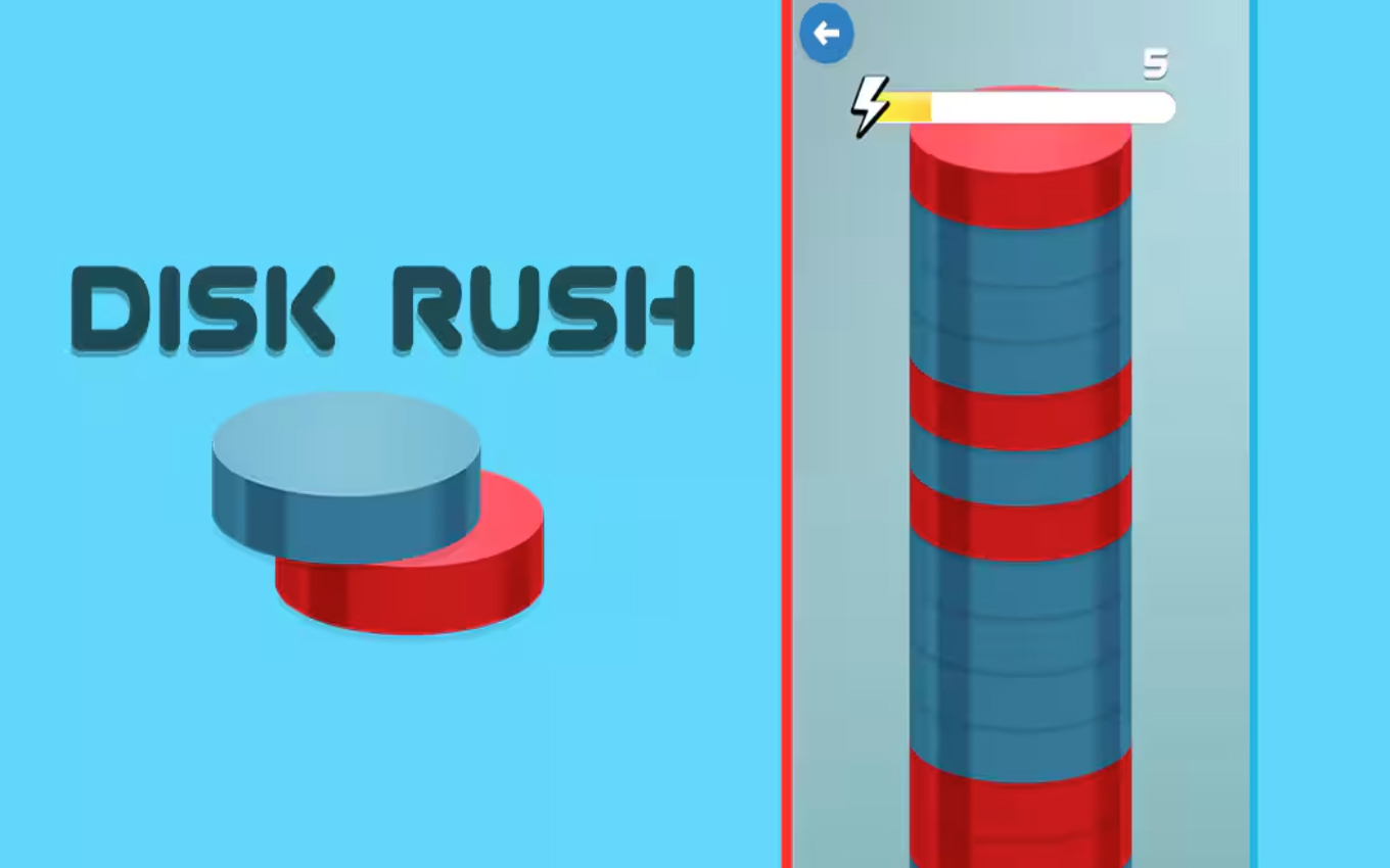 Disk Rush 🕹️ Gioca Gratis su Play123