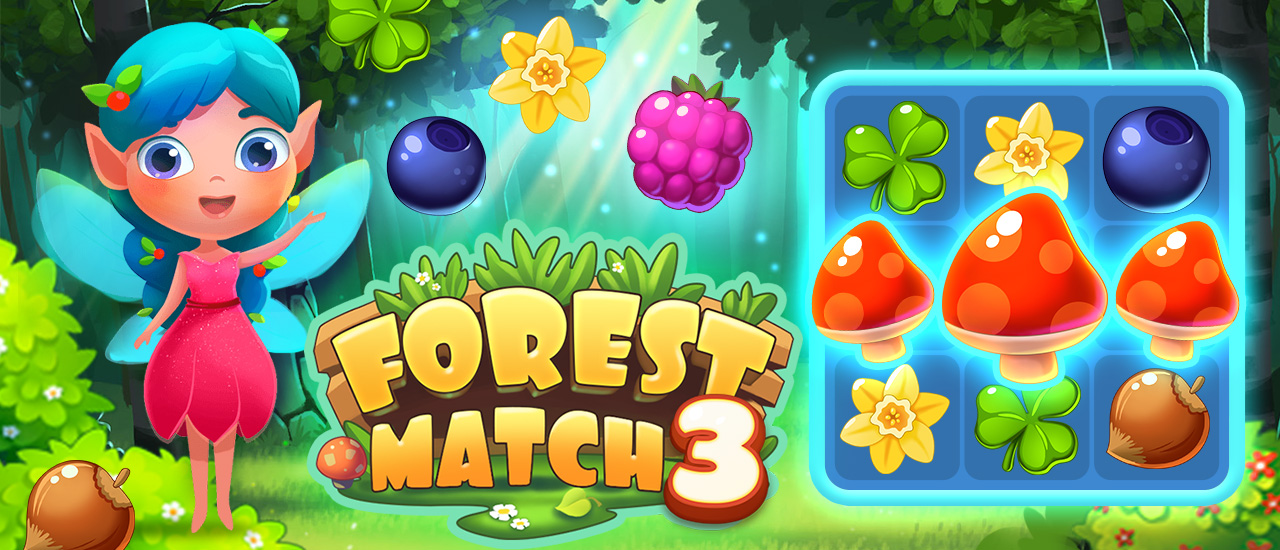 Forest Match 3 🕹️ Gioca Gratis su Play123