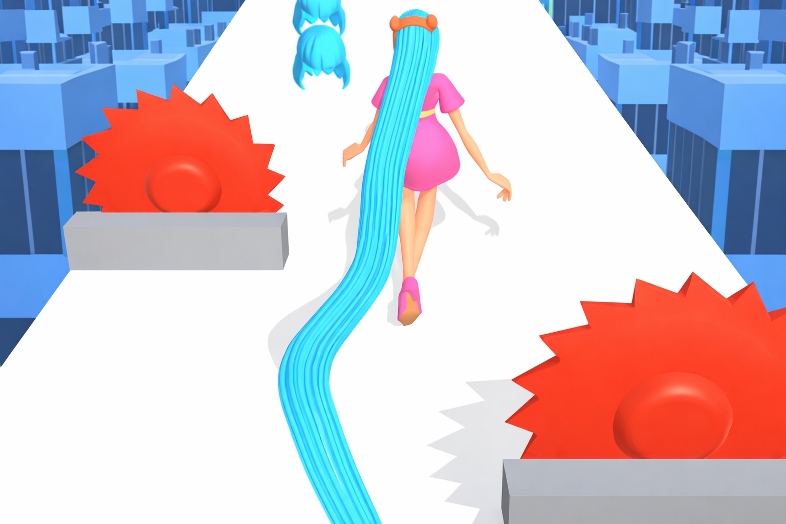 Hair Challenge Rush 🕹️ Gioca Gratis su Play123