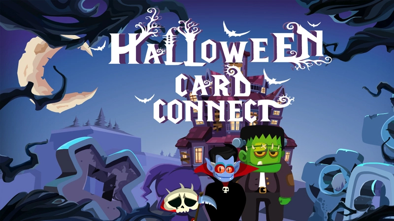 Halloween Card Connect 🕹️ Gioca Gratis su Play123