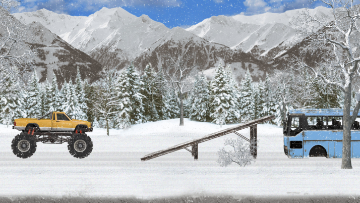 Hard Wheels Winter 2 🕹️ Gioca Gratis su Play123