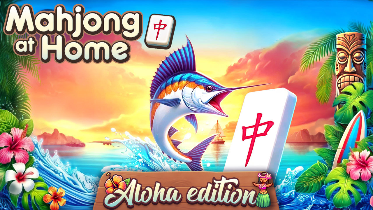 Mahjong at Home: Aloha Edition 🕹️ Gioca Gratis su Play123