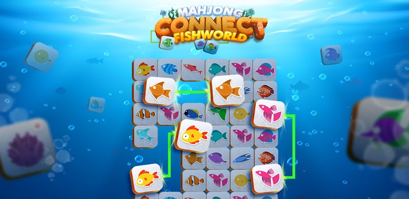 Mahjong Connect Fish World 🕹️ Gioca Gratis su Play123