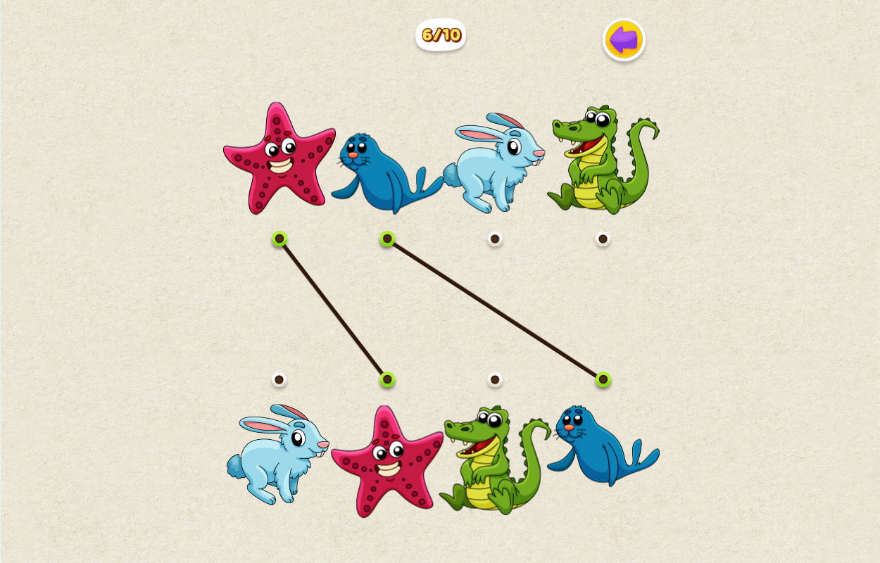 Match the Animal 🕹️ Gioca Gratis su Play123