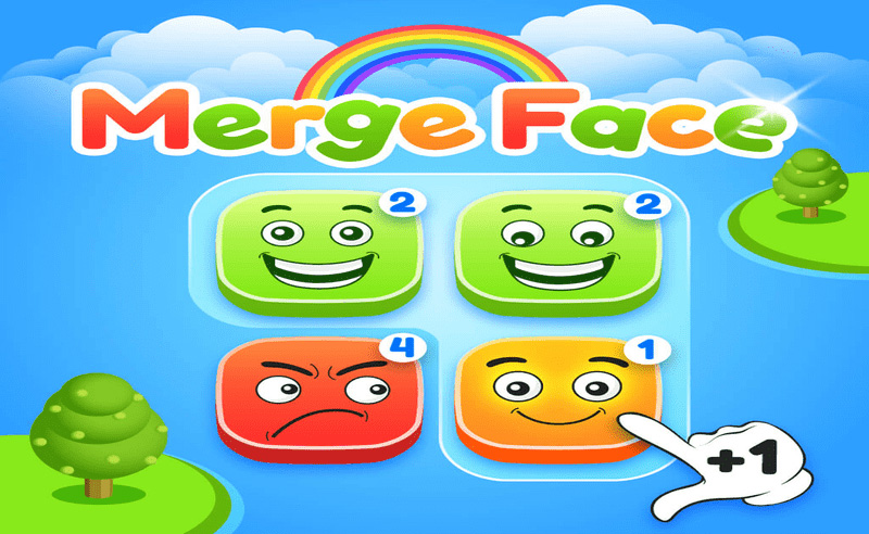 Merge Face 🕹️ Gioca Gratis su Play123