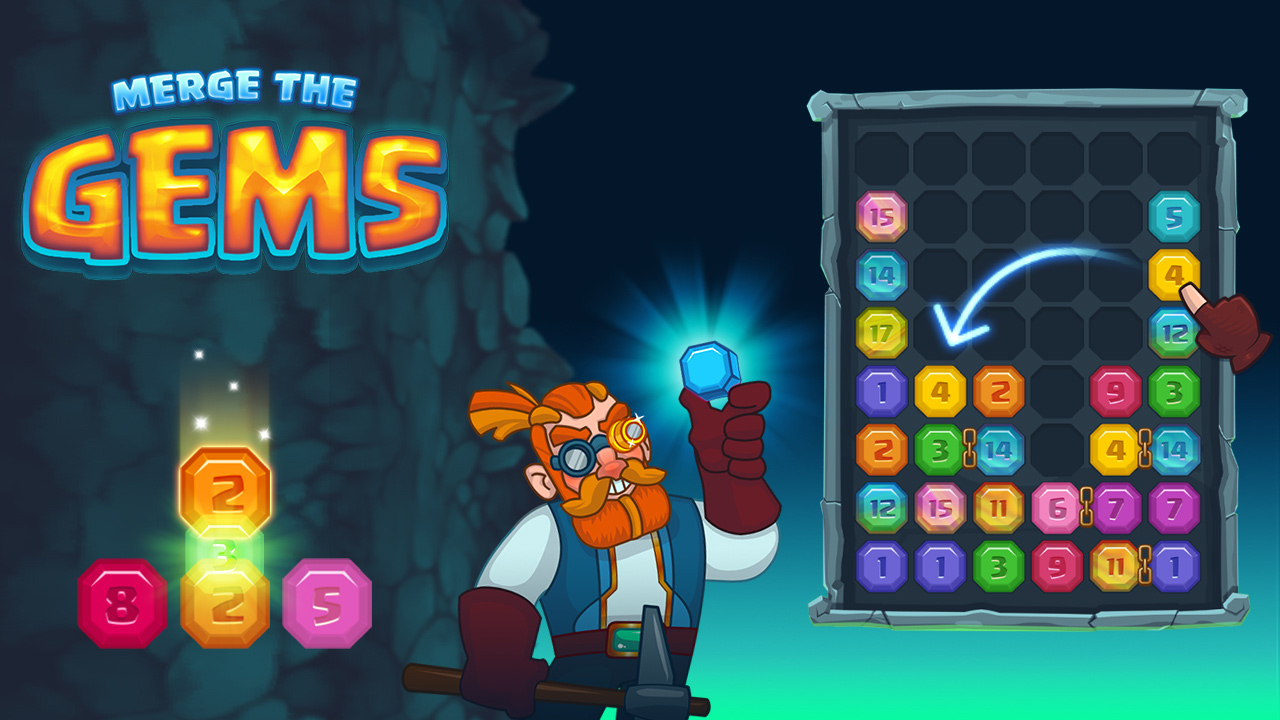 Merge the Gems 🕹️ Gioca Gratis su Play123