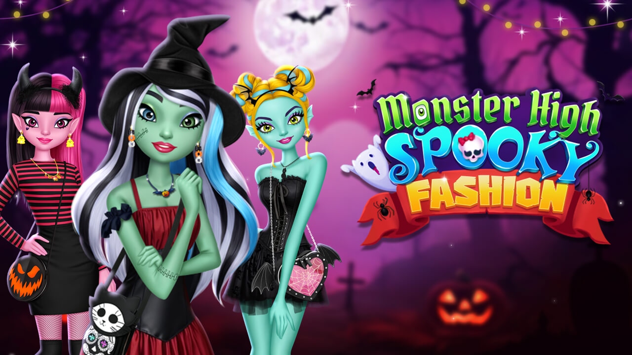 Monster High Spooky Fashion 🕹️ Gioca Gratis su Play123