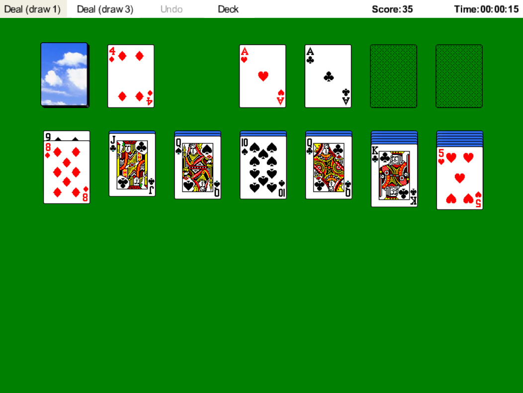 Solitaire Windows 🕹️ Gioca Gratis su Play123